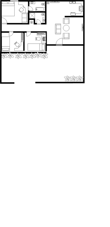 Simlpe House Design | Visual Paradigm User-Contributed Diagrams / Designs